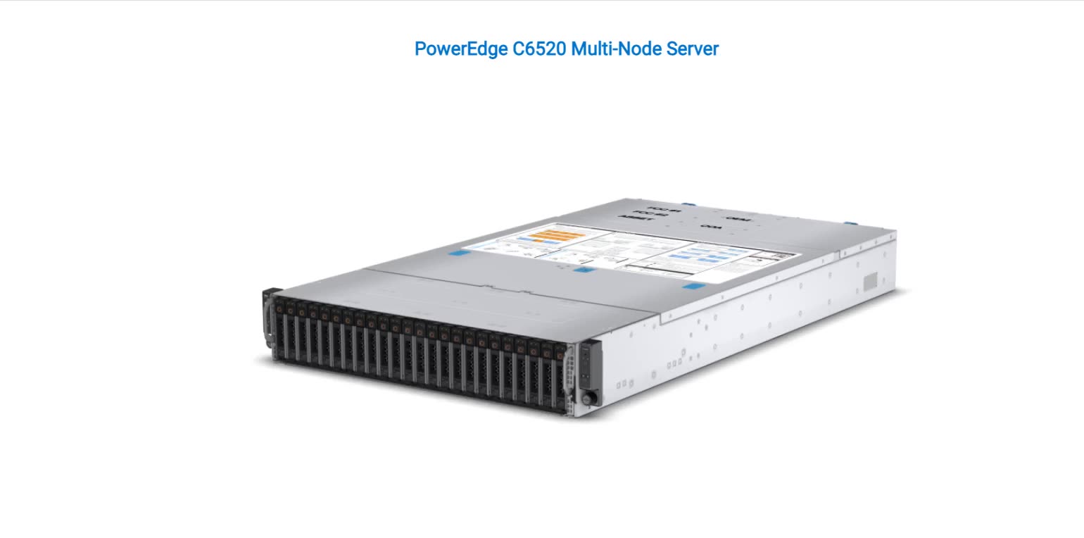 Up To 4 Independent Hot-swappable 2-socket C6520 Sleds In A 2u C6400 ...