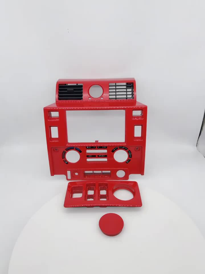 Glossy Black Matt Carbon Center Console Interior Dashboard For Land ...