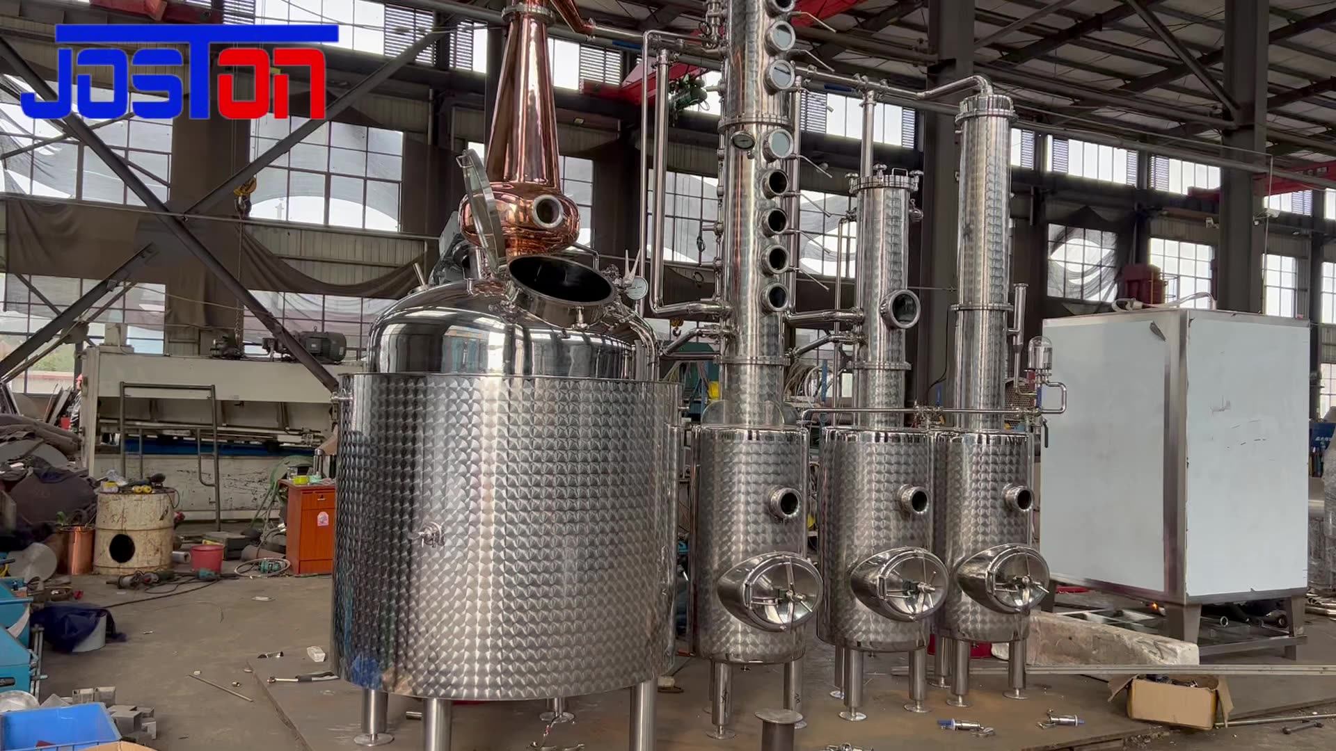 Joston Copper Alcohol Brandy Distillation Condenser Distilling ...