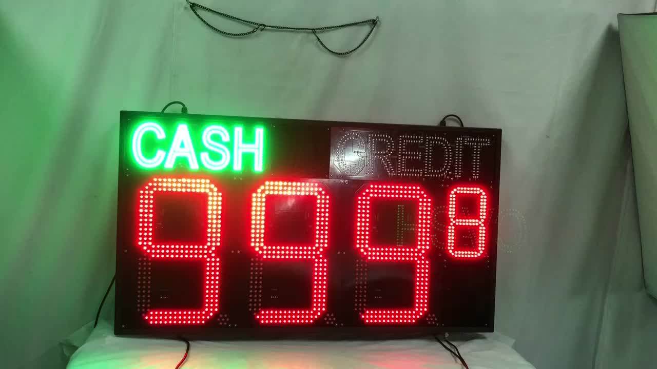 Outdoor Led Displays Controller Lcd Remote Gas Station Led Price Sign ...