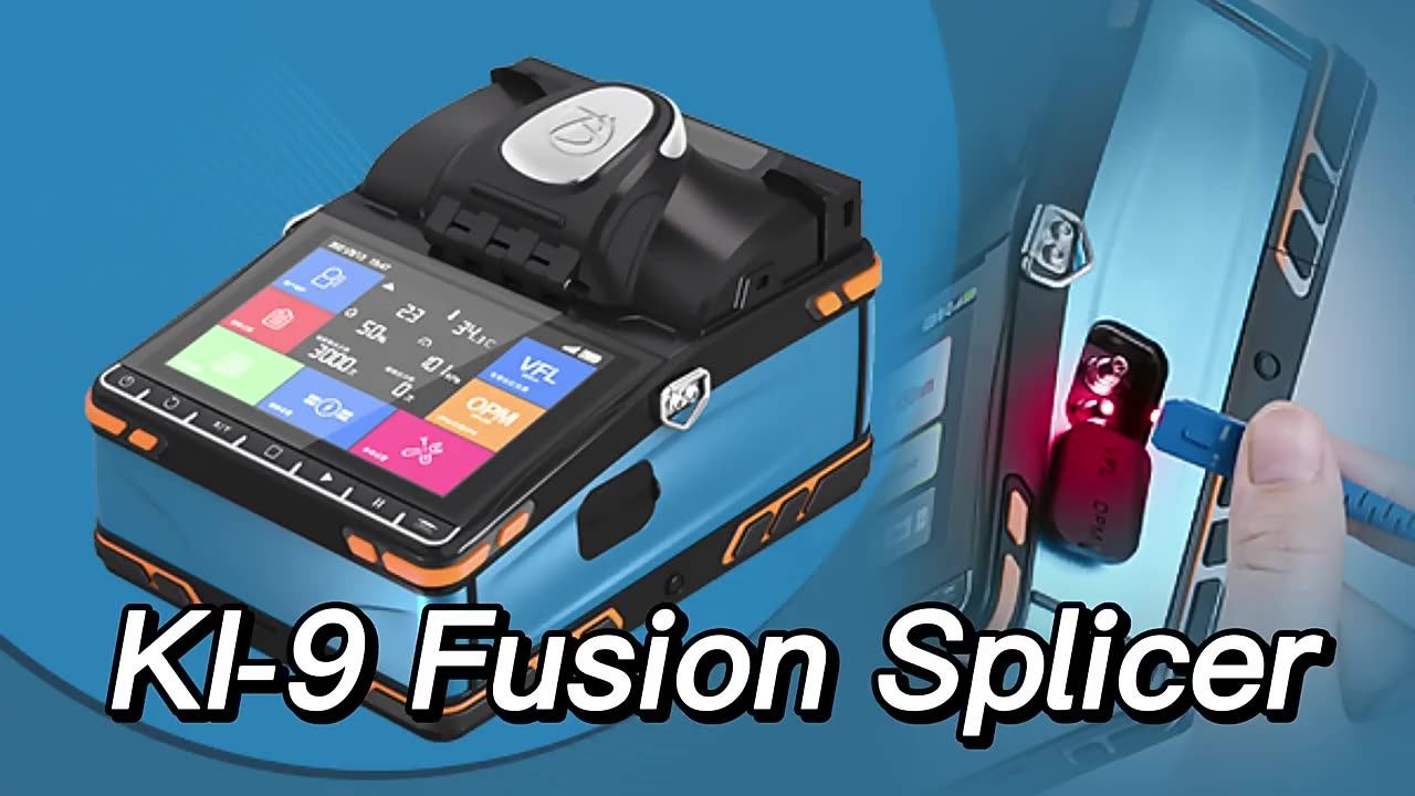 New Generation 6 Motors Fusion Splicer China Fiber Optic Cable Splicing ...