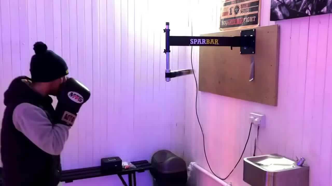 Luxury Bodybuilding Boxing Speed Reflex Ball Boxing Spinning Spar Bar ...