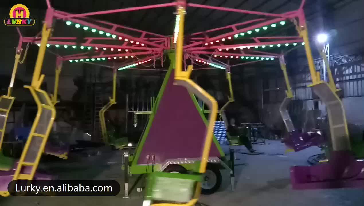 Carnival Park Thrill Swing Portable Rides Rotary Funny Turntable Mini ...