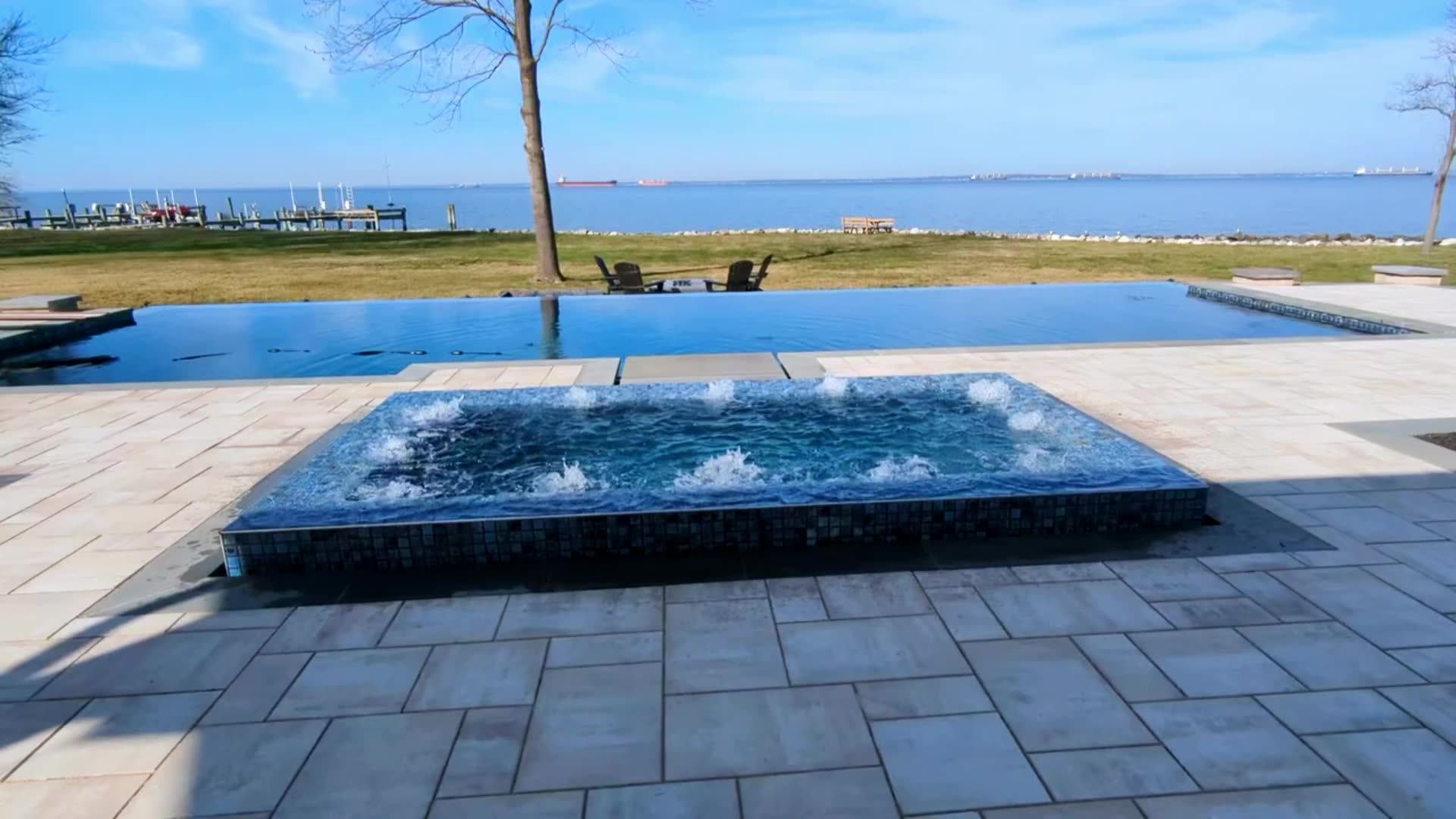 Family Ready Frp Jacuzzi Swimming Pool Underground Fiberglass Plunge ...