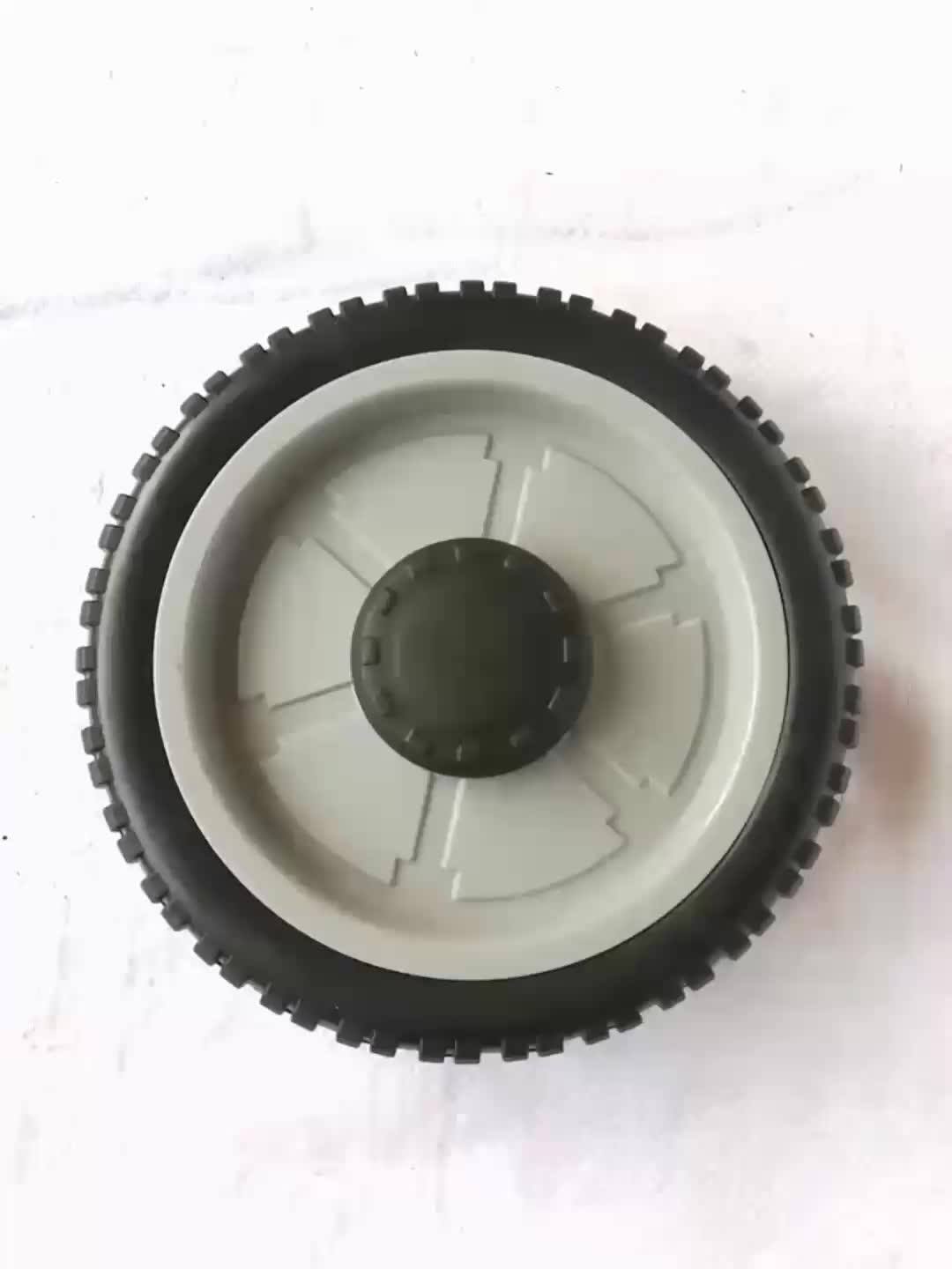 Pvc Plastic Wheel 8" Mower For Flower Cart Wheel,Snow Pusher Wheel ...