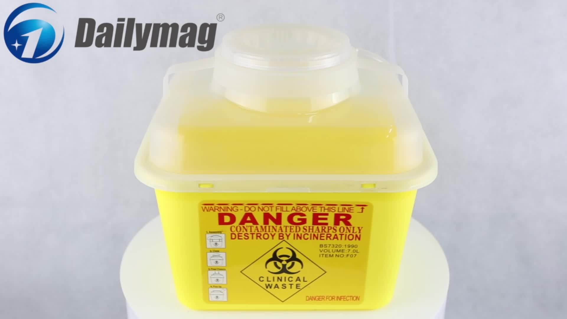 Hospital Medical Sharps Container In Health & Medical,Equipment Syringe ...