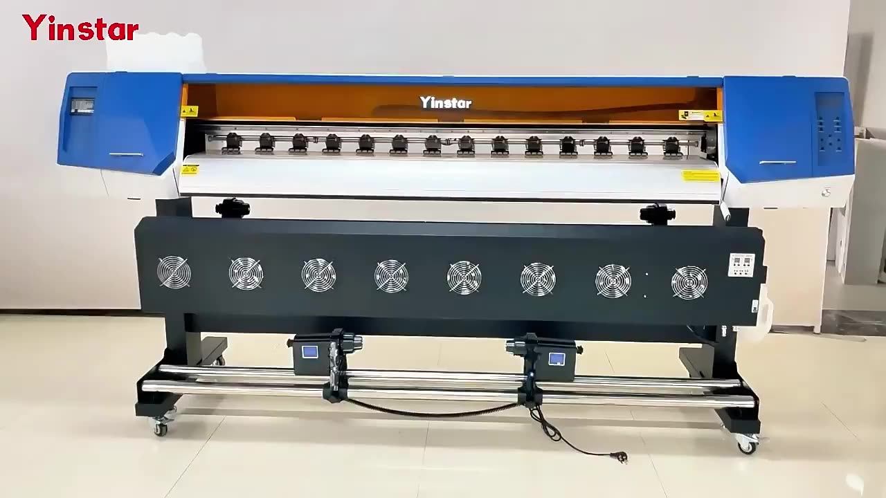 1.8m Large Format Eco Solvent Digital Printer 2*i3200 Printheads For Plotter Vinyl Flex Banner ...