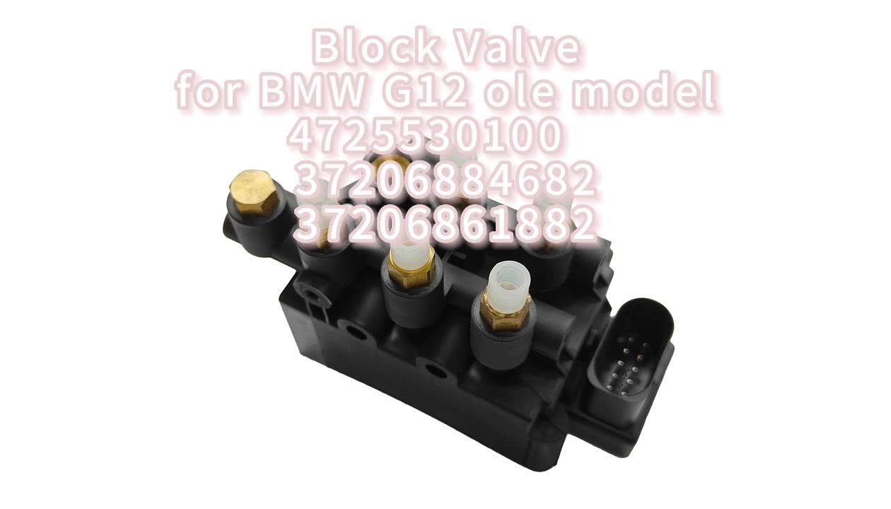 Air Suspension Solenoid Valve Block 37206884682 For Bmw 7 G11 G12 ...