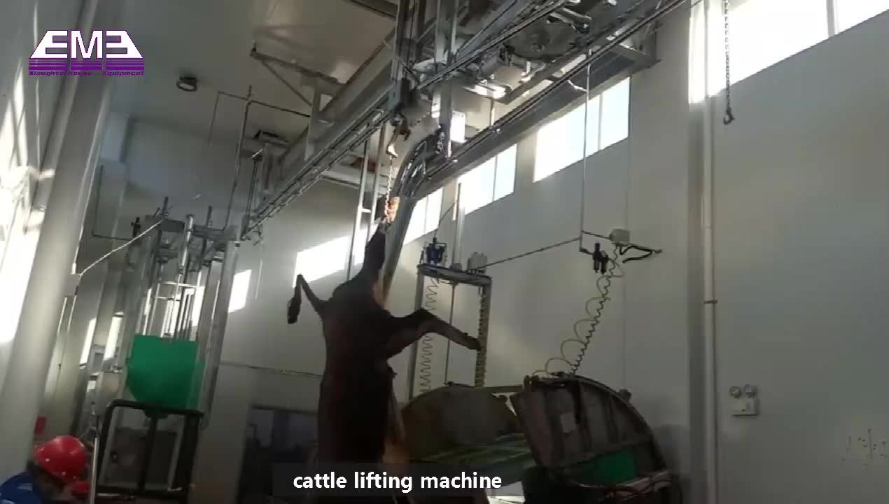 Cattle Abattoir Equipment Bleeding Shackle Cow Slaughter Machine For ...
