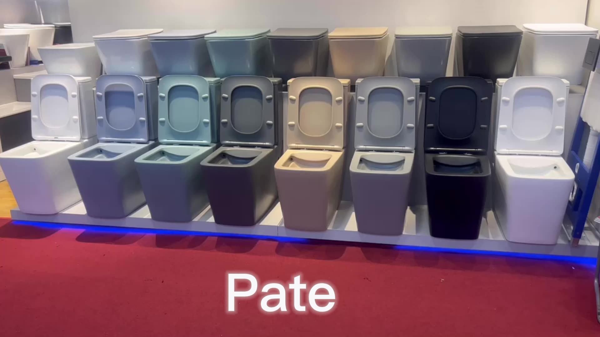 Modern Matte Color Sanitary Ware European Ceramic Water Closet Two ...