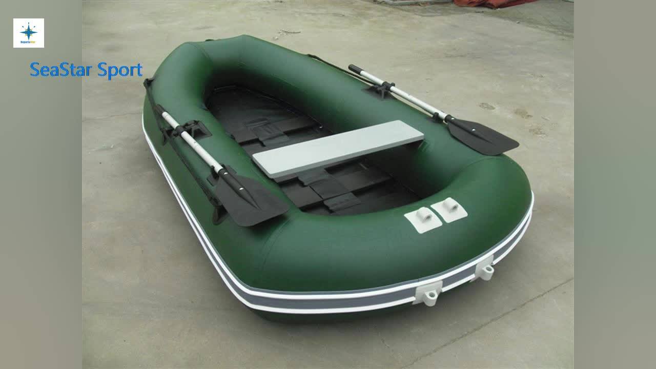 Inflatable Water Sport Rowing Pvc Floating Boat Single Scull Row Boat ...
