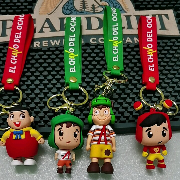 Cartoon Anime Simpsons Pendant Kawaii Keychains Holder Car Key Chain ...