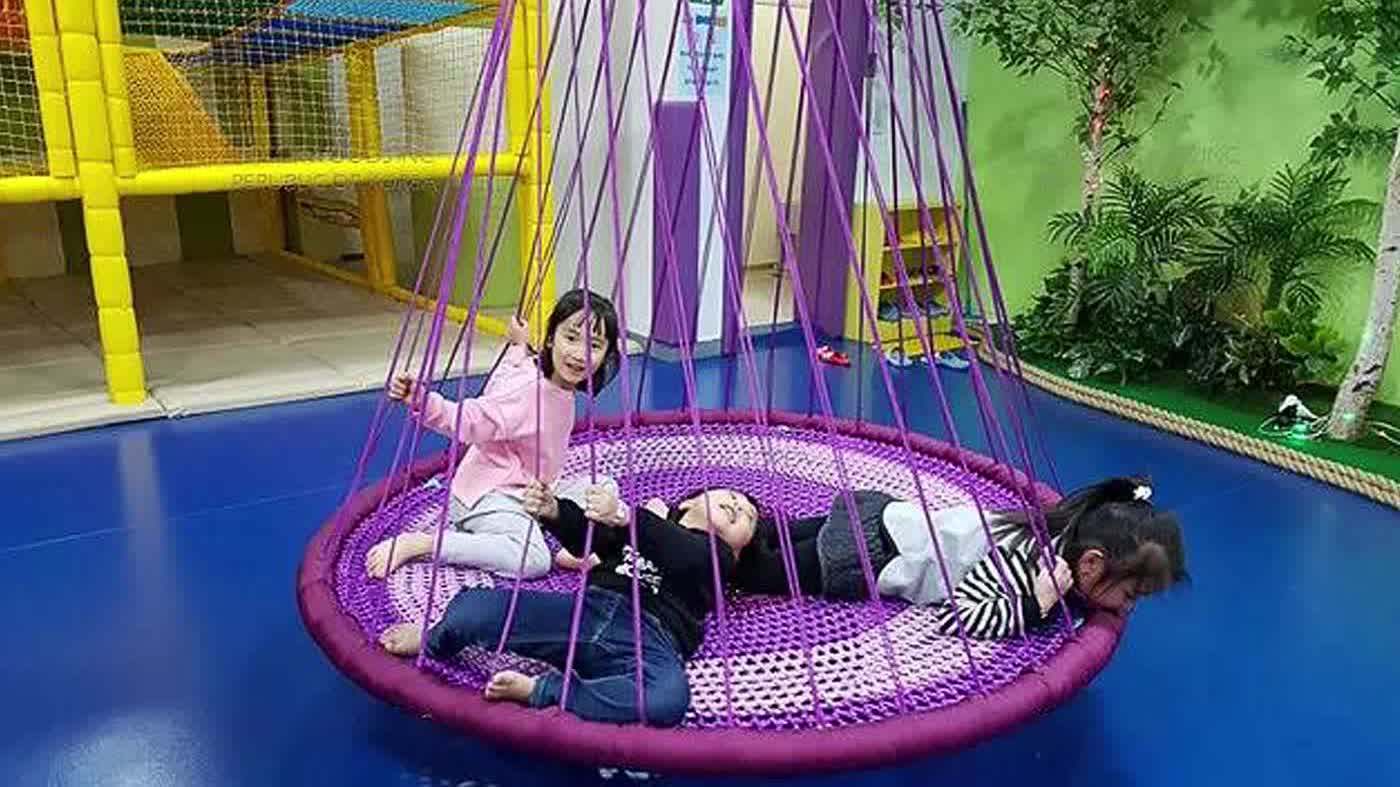 Ropecube Rainbow Rope Nets Playground Children Climbing Rope Net Indoor ...