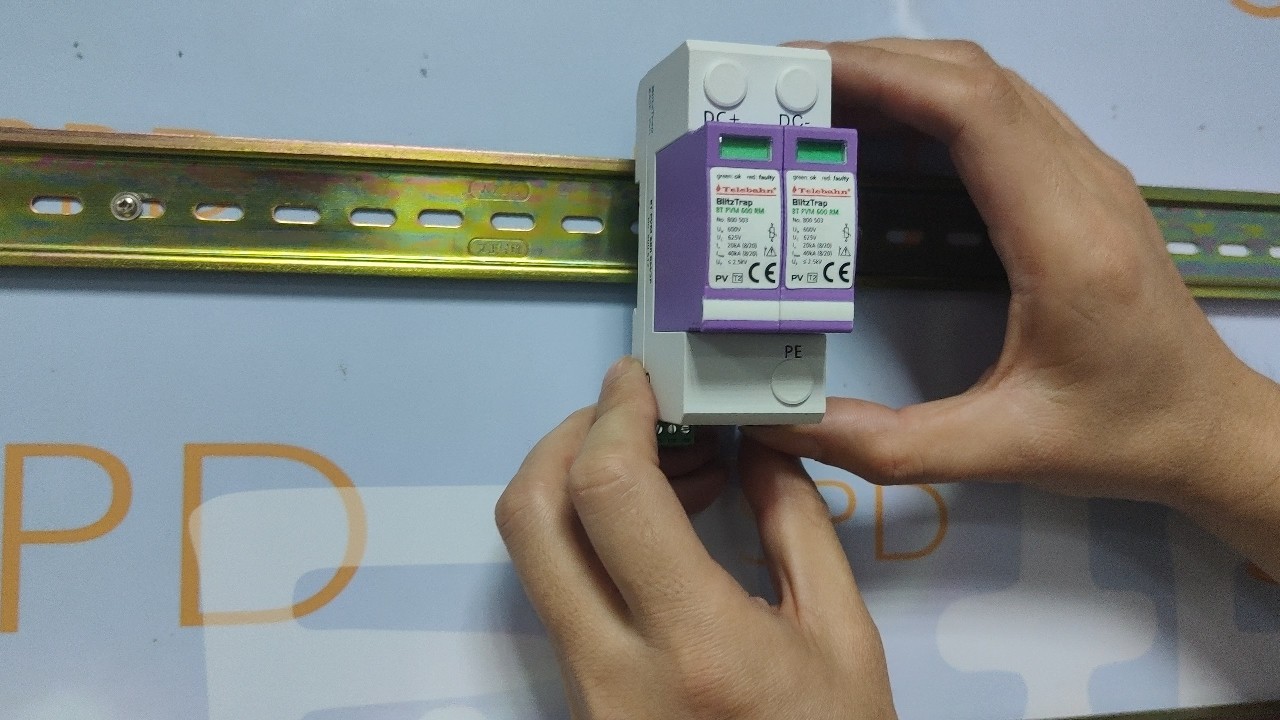 Telebahn Solar Photovoltaic System Surge Protector Device Type2 20ka ...