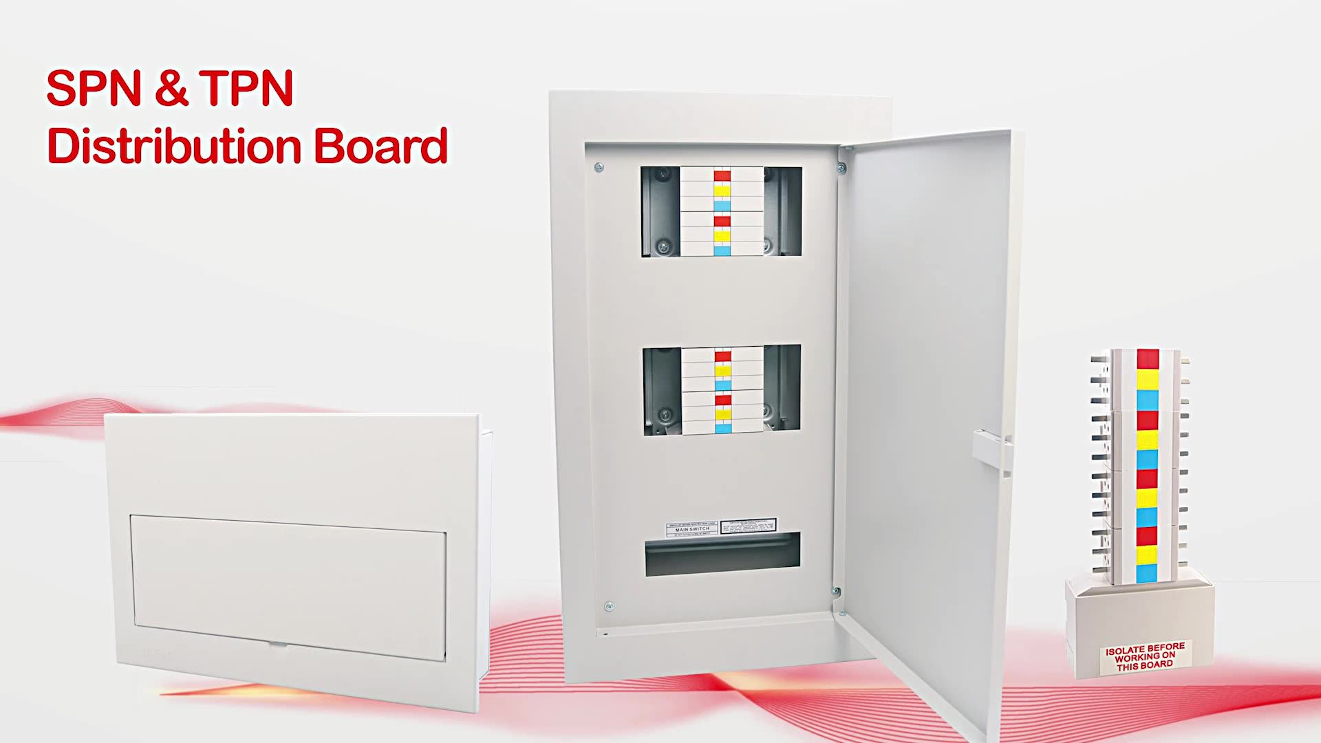 Mcb Busbar Pan Assembly 12way 160a Circuit Breaker Busbar System Copper ...