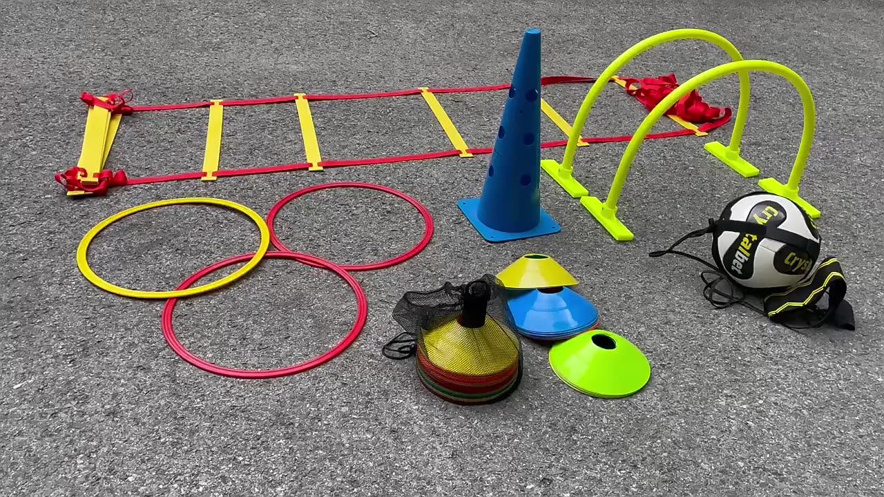 Multifunctional Agility Ladder Cones Adjustable Hurdles Training ...