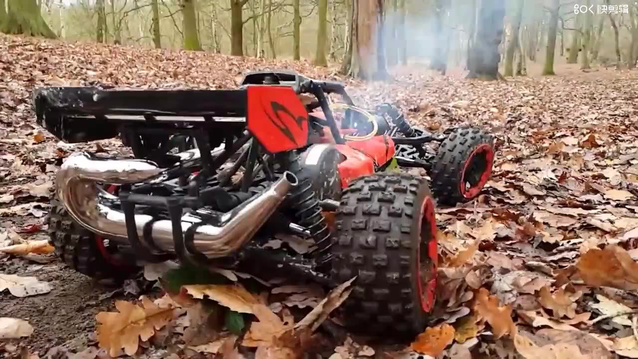 2.4g Rc Racing Car 80km/h Rovan Baja 1/5 5b Gas 2 Stroke Engine Off ...