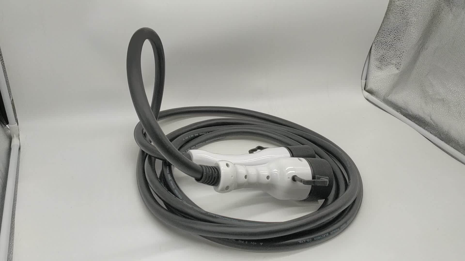 22kw Ac 32a Type 2 To Type 2 Ev Charging Cable With 5m Cables,Type 2 ...