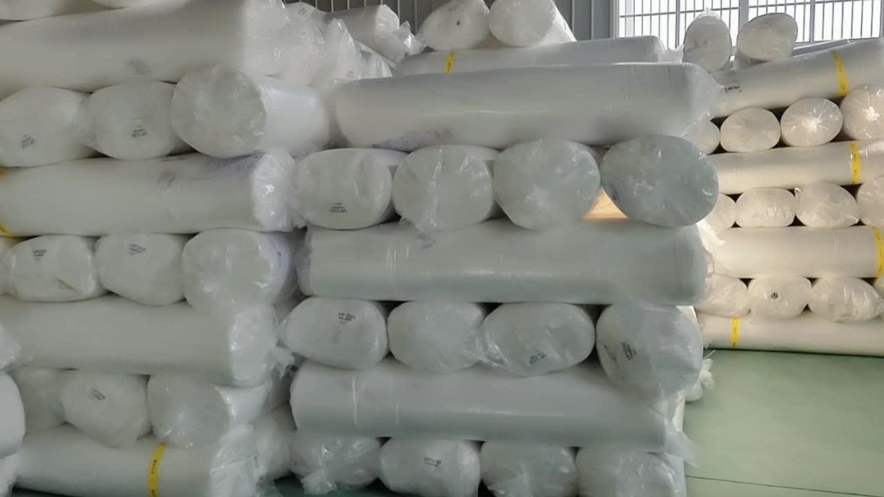 Polyester Wadding Silk-like Cotton Soft Spray-bonded Nonwovens Quilted ...