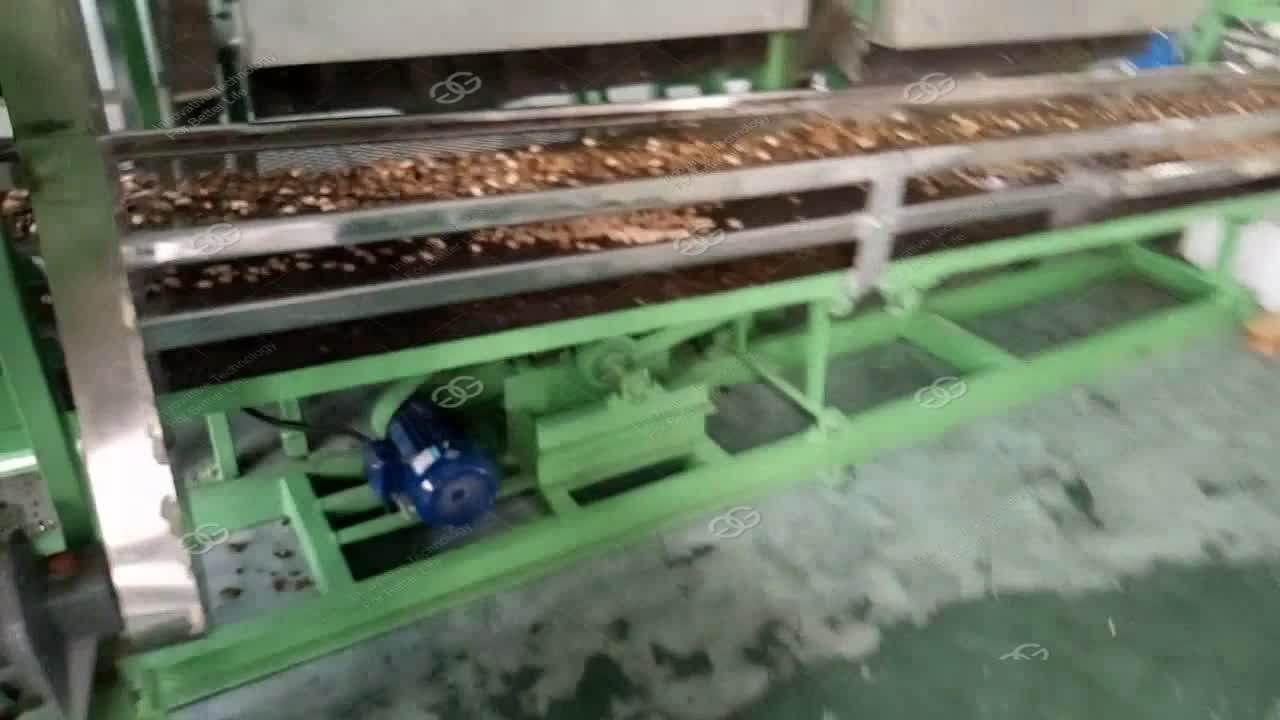 500kg/h Automatic Cashew Shelling Production Line Roasting Plant Cashew ...