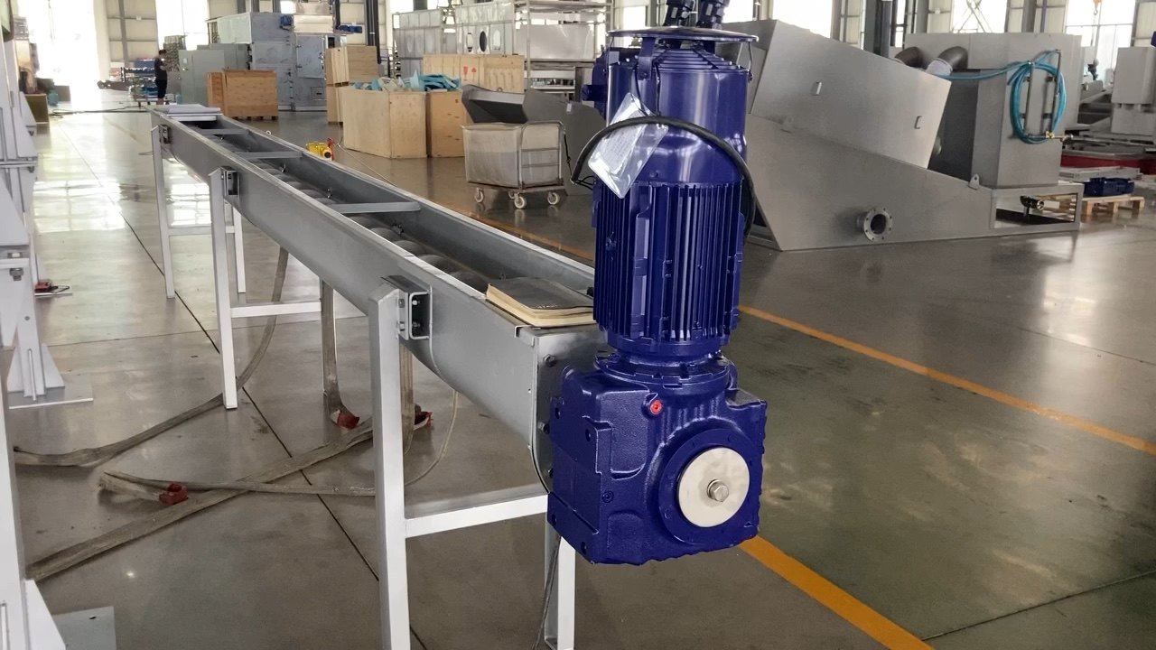 Customized Stainless Steel Horizontal Inclined Screw Auger Sludge Cake ...