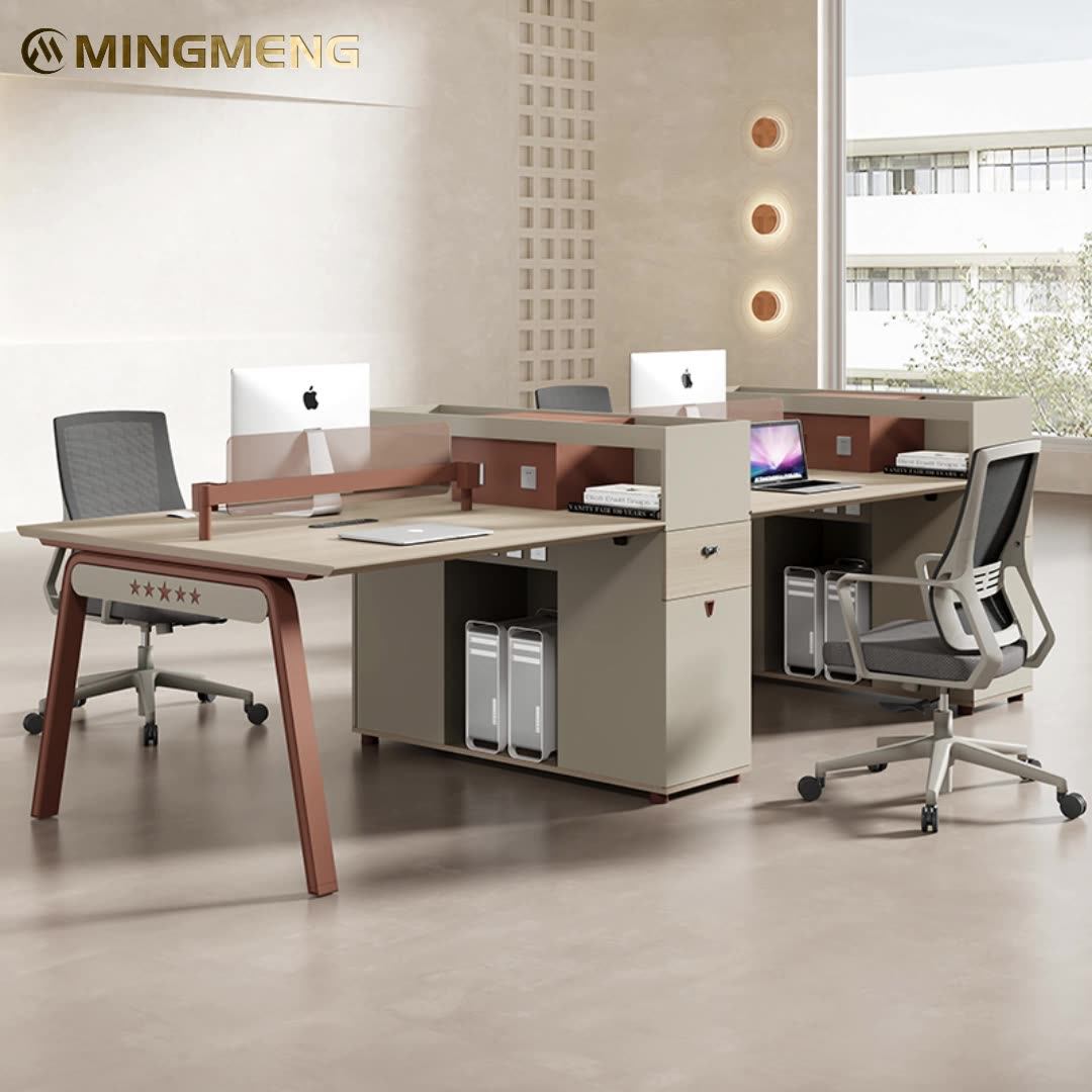 Modern Office Workstation Work Computer Desk Staff Workstation With ...