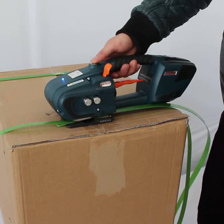 13mm/16mm Pp/pet Band Fully Automatic Battery Powered Plastic Strapping ...