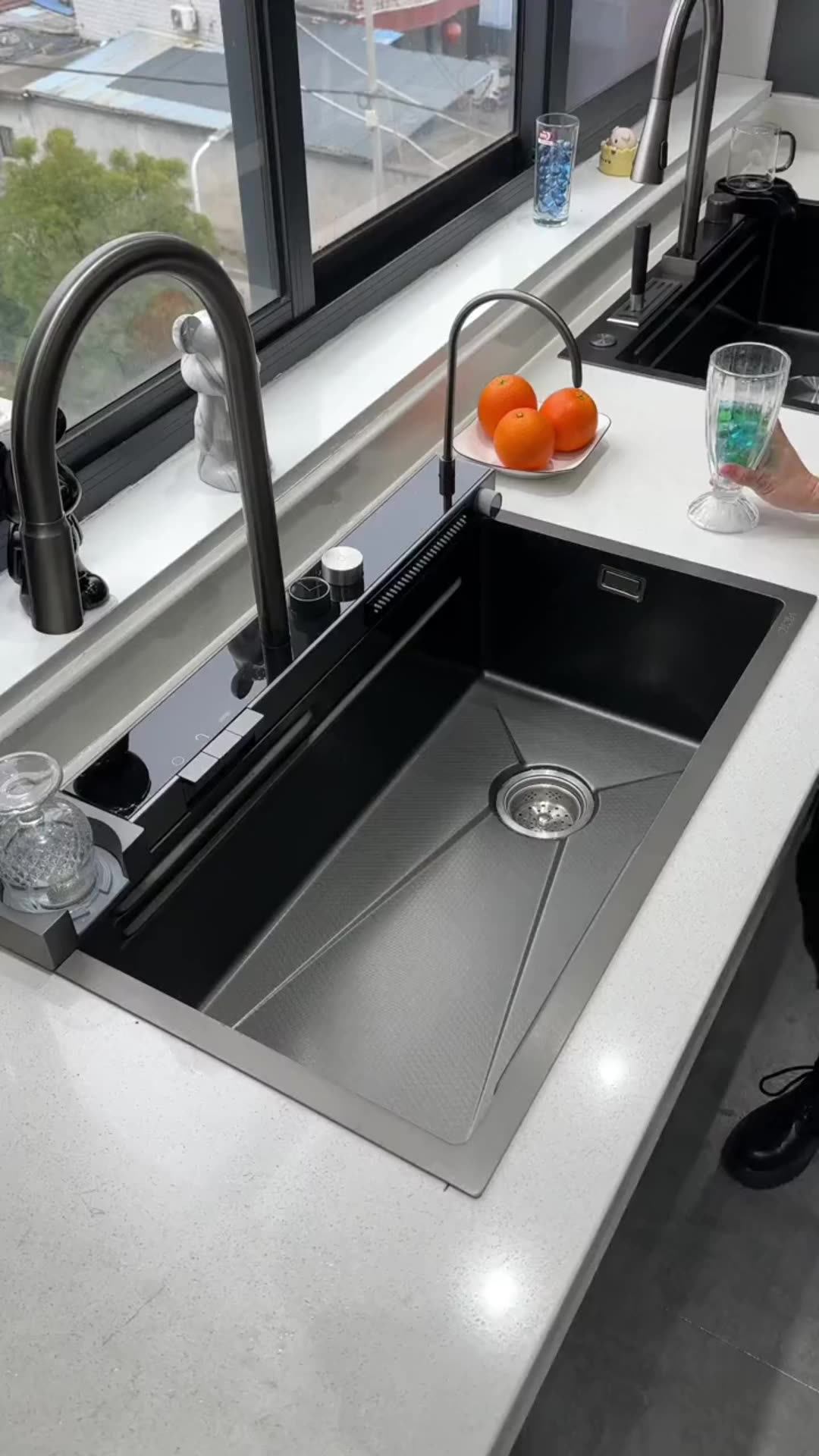 Sus304 Thickened Piano Key Stainless Steel Multi-function Large Manual ...