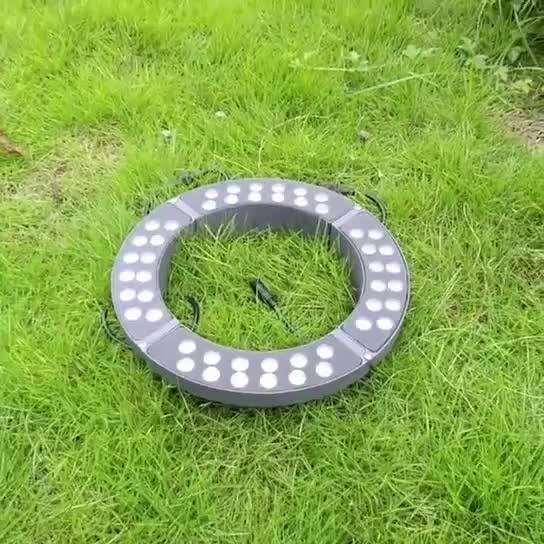 Ip65 Round Landscape Green Warm White 2700k 3200k Garden Park Spike ...