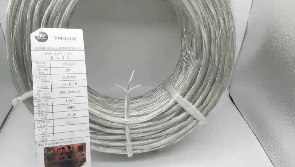 Transparent Color Svt 18awg 3c Strands Cable And Wire - Buy Svt Cable ...
