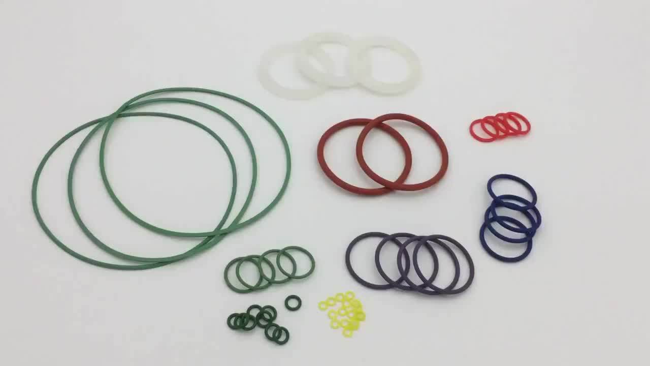As568 Food Grade Clear Soft Rubber Seals Colored Soft Silicone O Ring ...