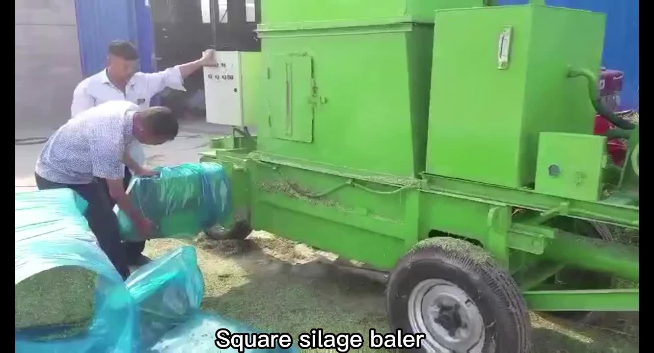 Square Hay Corn Silage Baler Wrapper Silage Packing Machine Multi ...