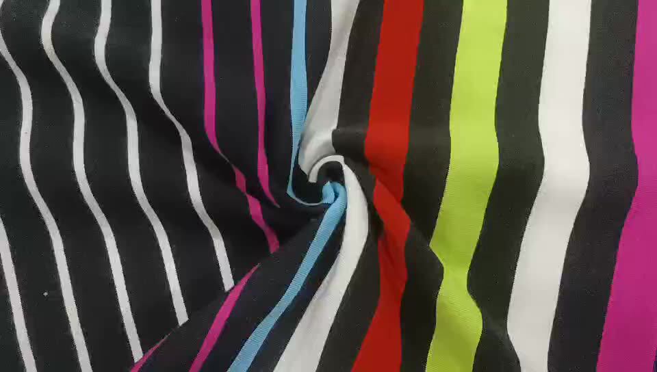 Gorgeous Engineer Stripe Knitting Cotton Modal Spandex Stripe Jersey ...