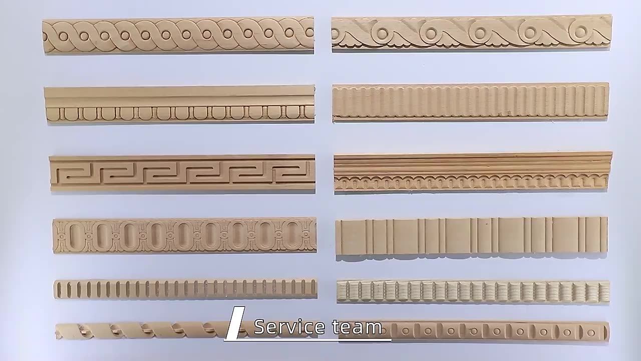 Cnc Wood Carving Crown Molding Hand Carved Wooden Mouldings Decorative ...