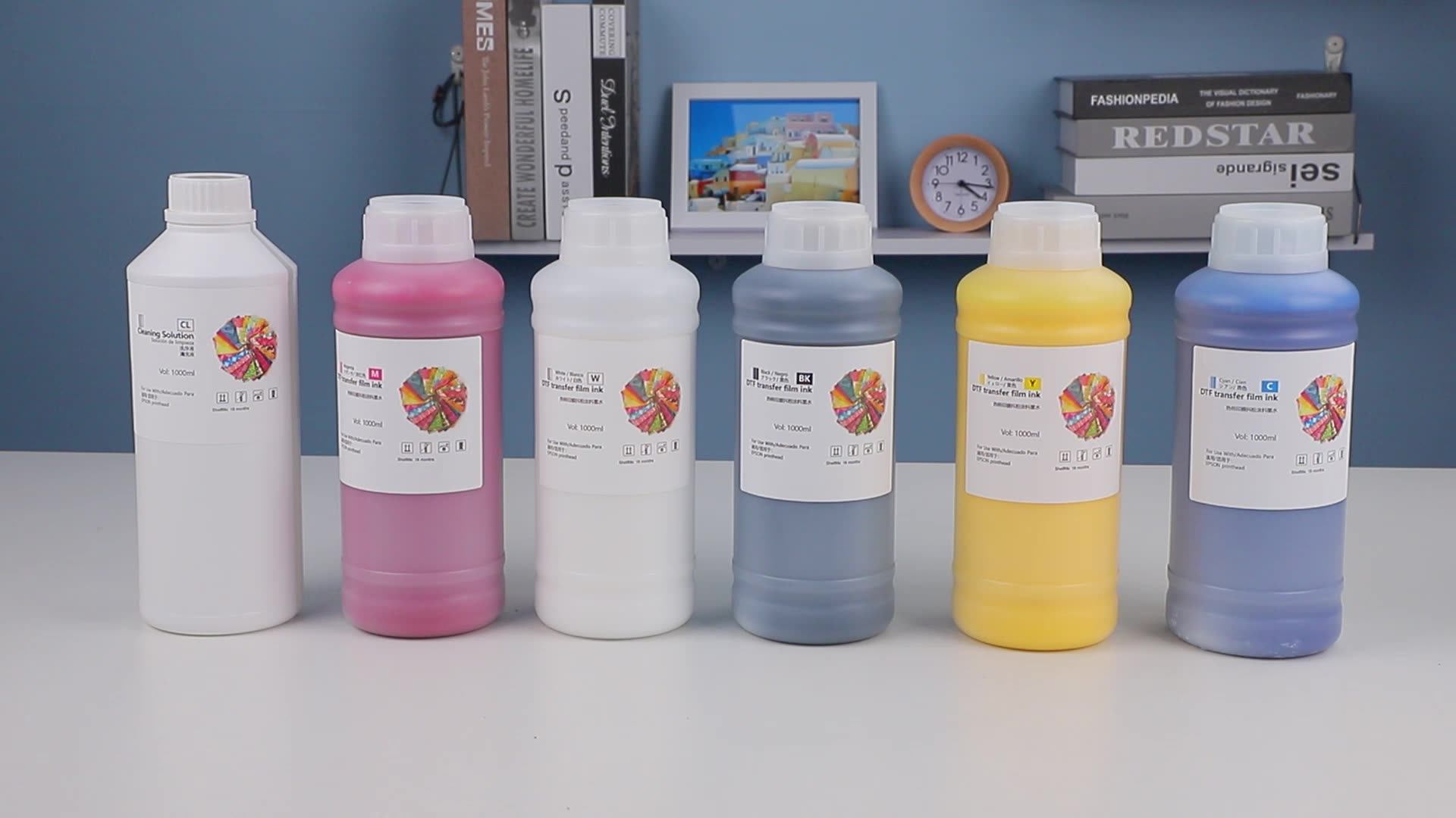 1000ml Dtf Ink For Epson Dx5 Dx6 Dx7 Xp600 I3200 Printhead F2100 F3070 ...