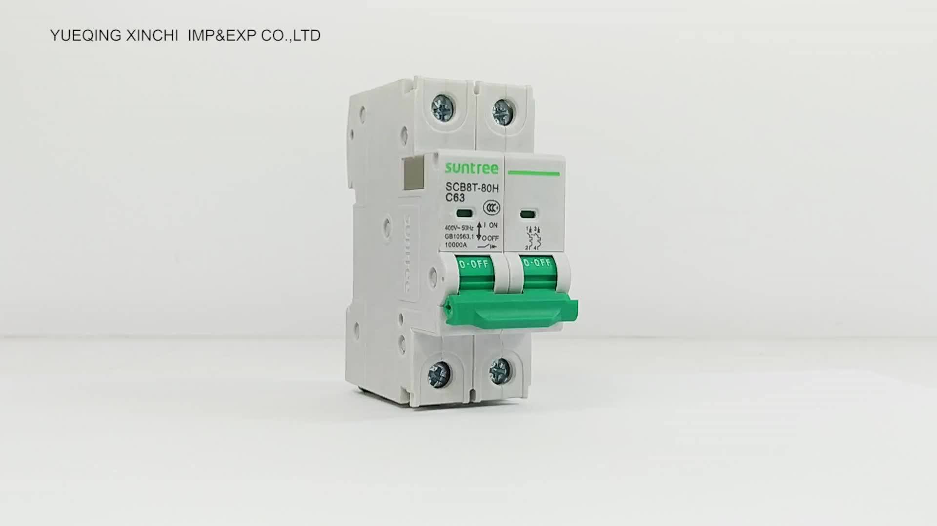 Mcb Ac Three Phase 10ka Mcb 80 Amp Remote Control Circuit Breaker Over ...