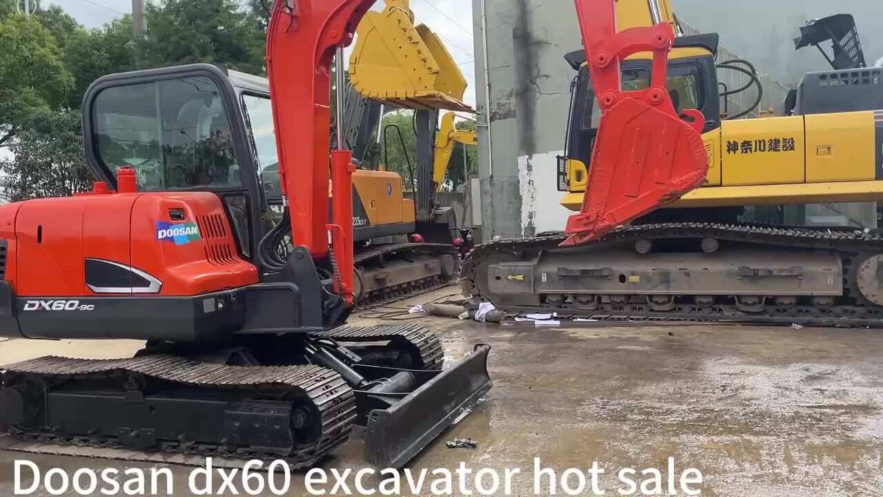 Doosan Dx60 Dx60-9c Excavator Mini Digger For Sale Excavator In Stock ...
