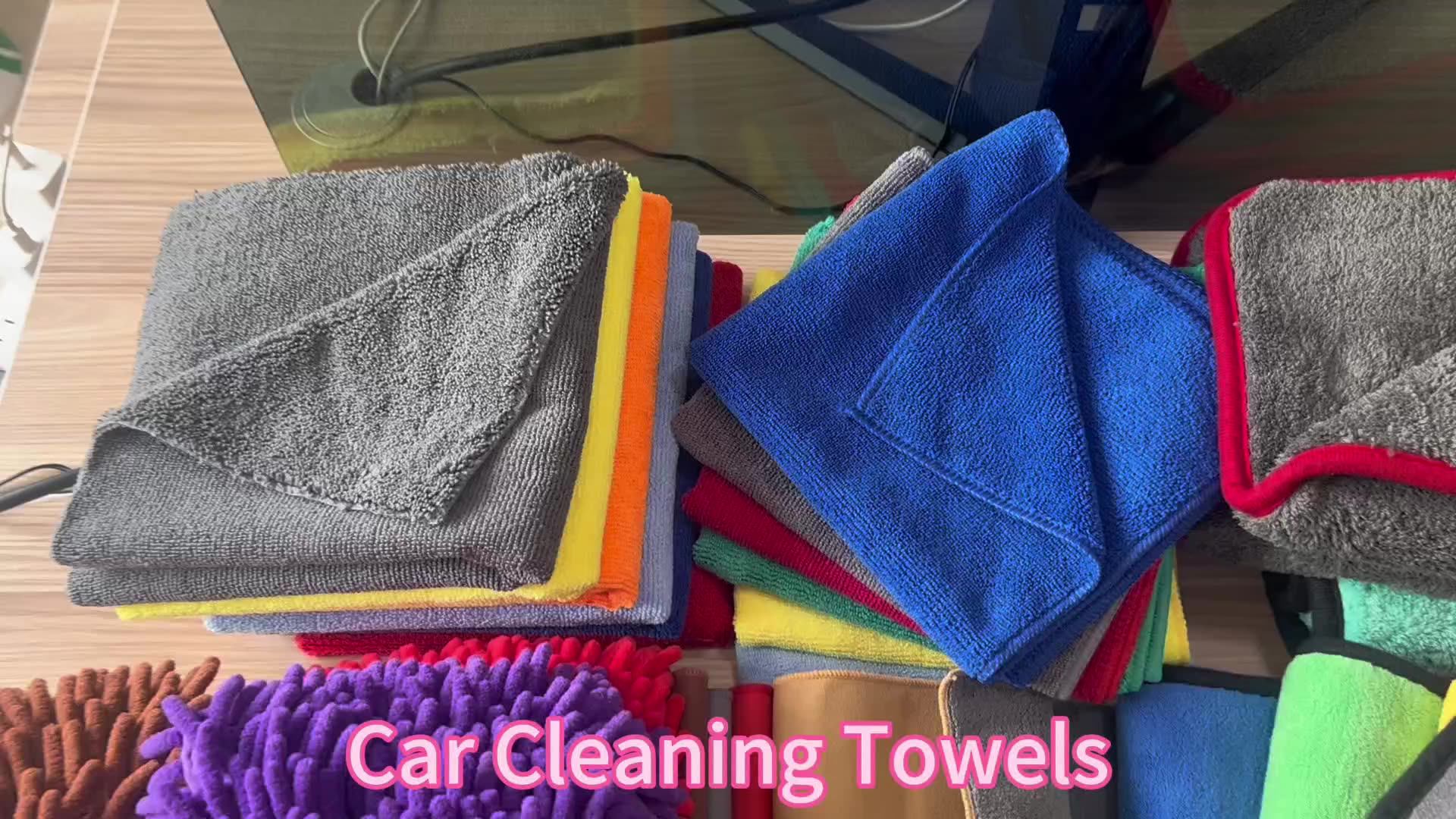 80% Polyester 20% Polyamide Microfiber Cleaning Cloth Warp Knitted ...