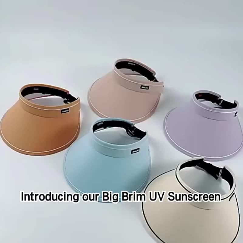 Seamless All-in-one Nylon Visor Cap Women Anti-uv Simple Fashion Man ...