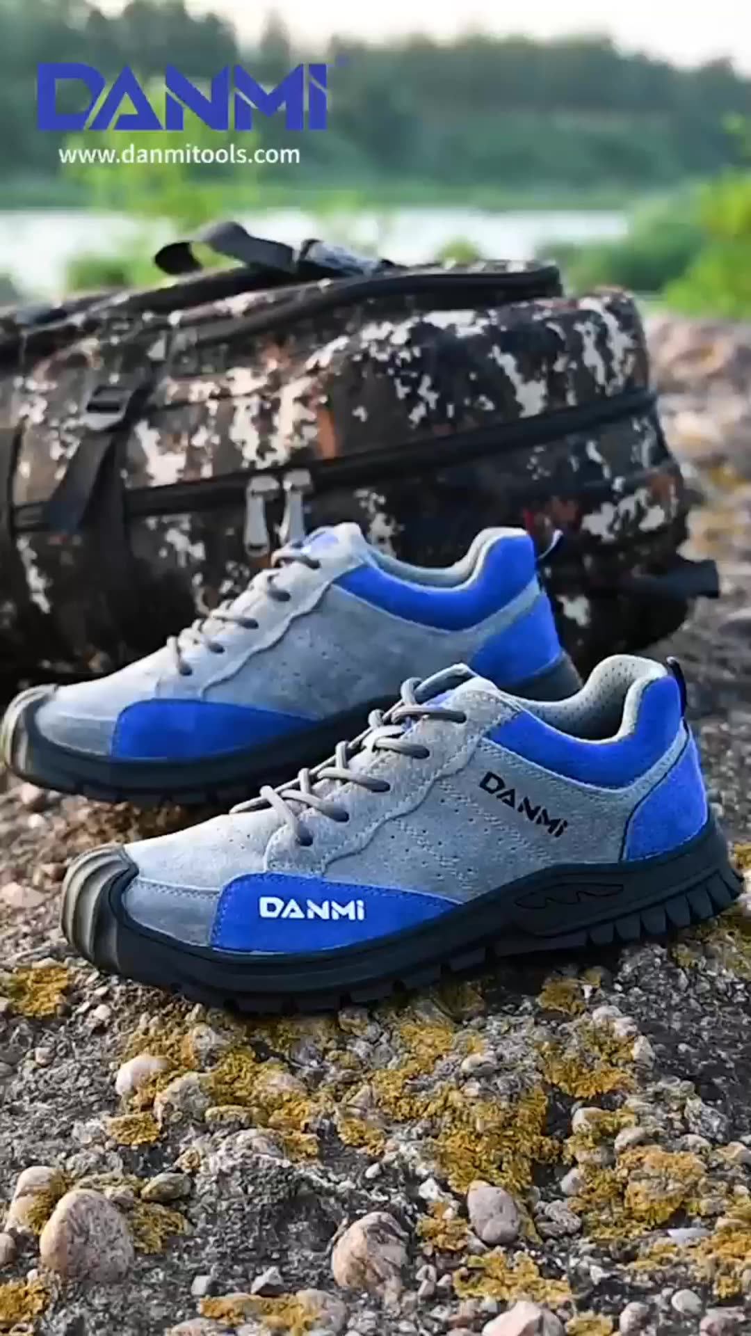 Danmi Kevlar Insole Safety Shoes Water-proof Front And Wear Resistant ...