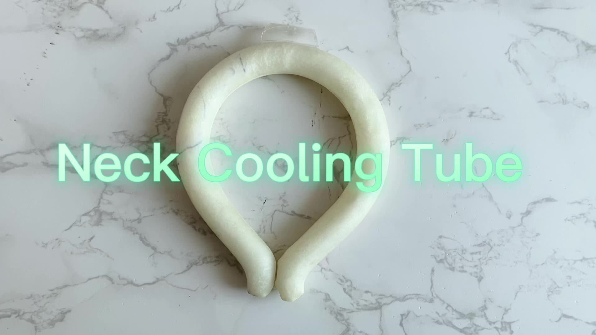 Reusable Automatic Ice Cooling Neck Wrap Portable Cooler Neck Ring Cold ...