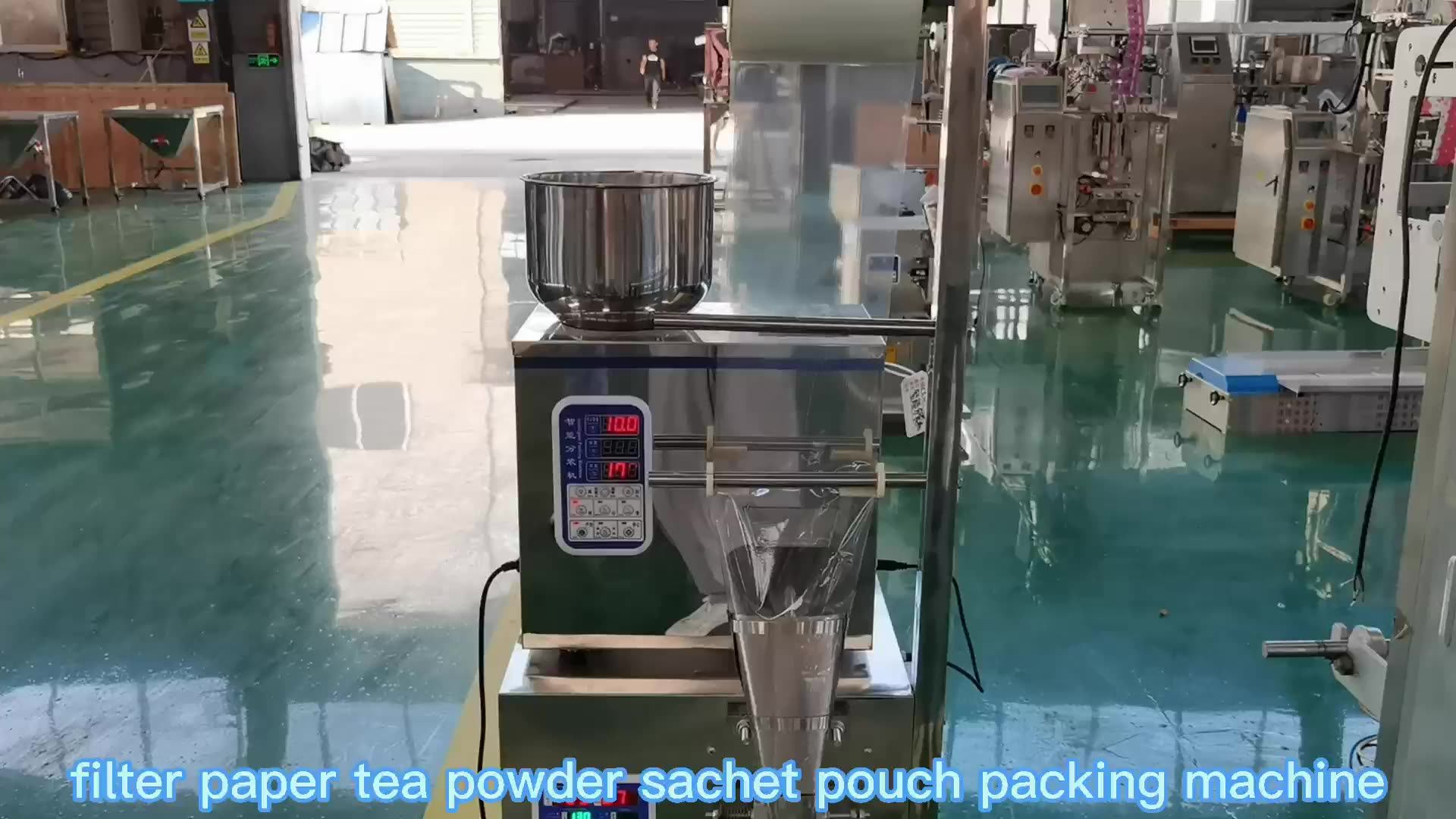 Small Automatic Vertical Pouch Packing Sachet Spice Salt Sugar Food ...