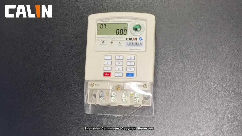 Sts Single Phase Power Meter Prepayment Keypad Electricity Meter With ...