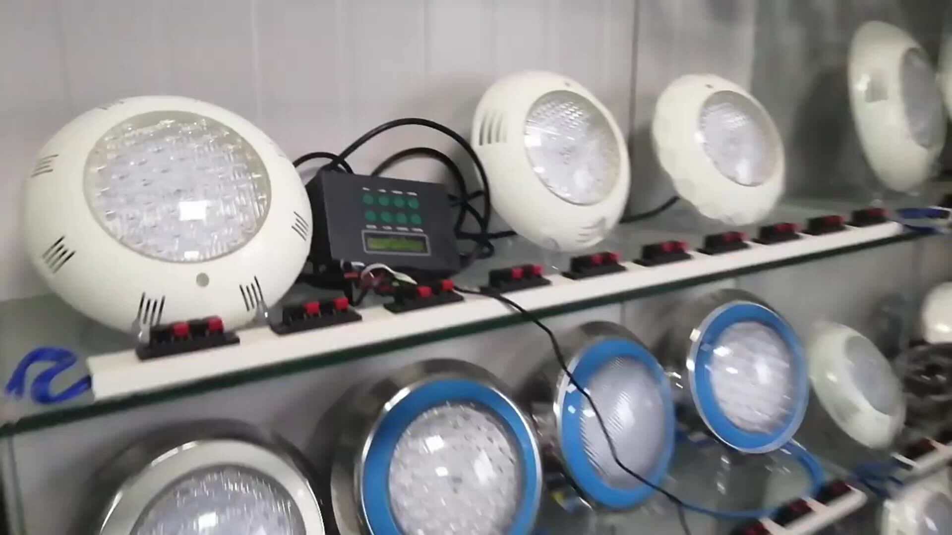 Flat Wall Mounted Swimming Pool Led Underwater Light Multi Color 12v ...