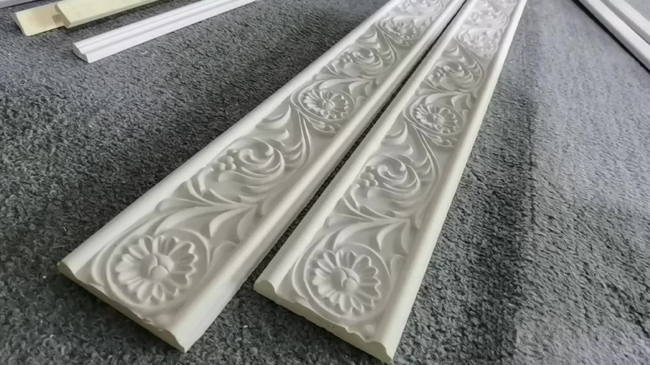 Easy Install Decorative Building Material Pu Classical Cornice Floating ...