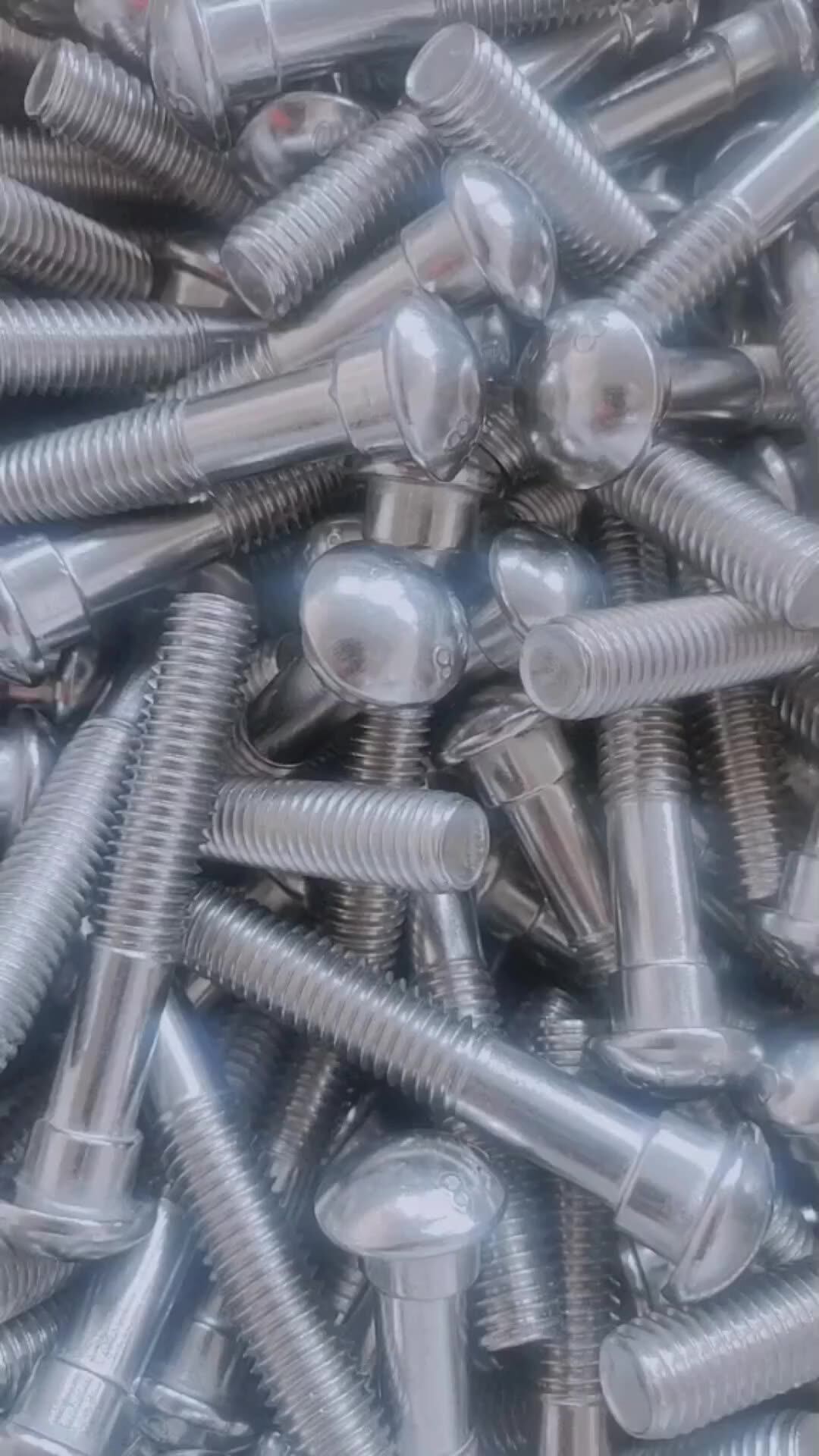 Grade 12.9 High Tensile Excavator Combination Bolt Dome Head Oval Neck ...