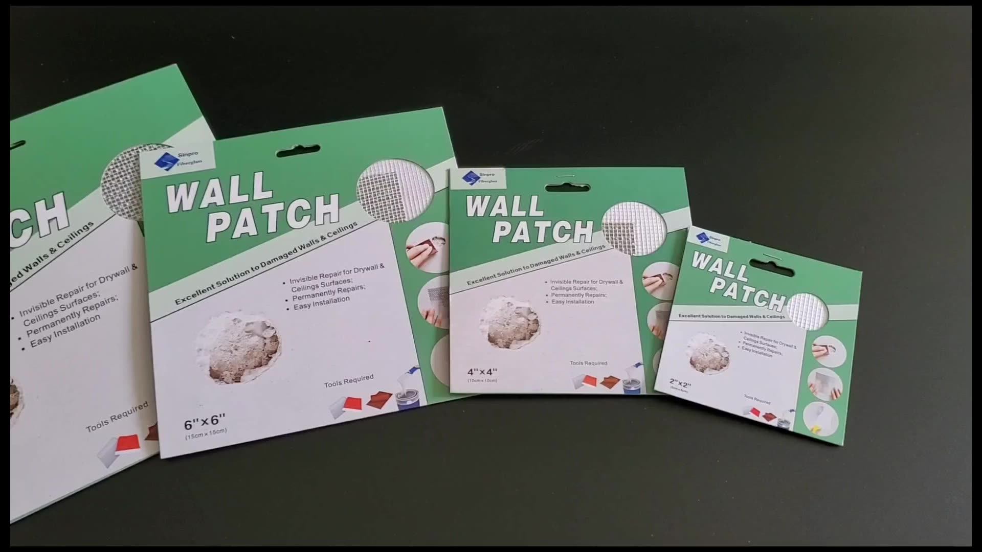 2 Inch 4 Inch 6 Inch 8 Inch Fiberglass Aluminum Drywall Repair Wall ...