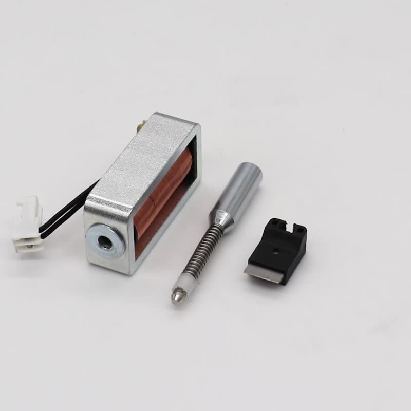Customized Push Pull Solenoid Lock Linear Open Frame Solenoid Coil ...