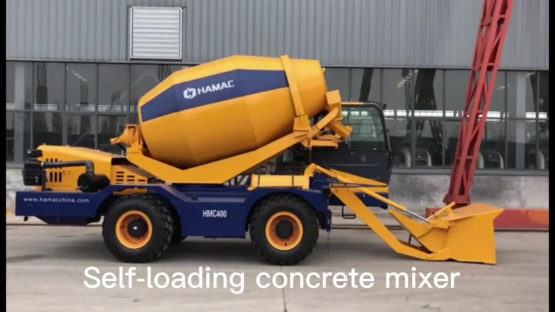 3.5m3 Self-loading Concrete Mixer Truck Small Size Mobile Portable Mini ...