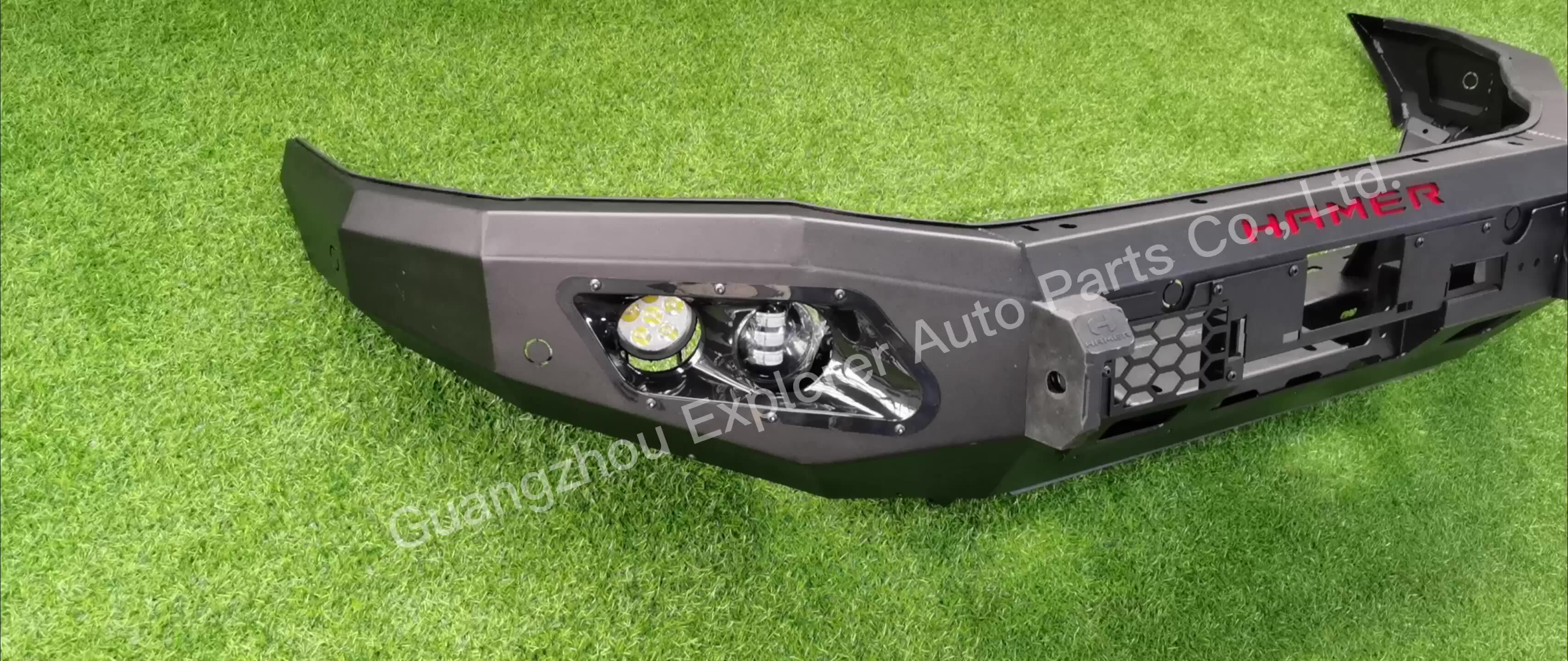 Steel Front Bumper For Nissan Navara Np300 2015-2020 With Led Light ...